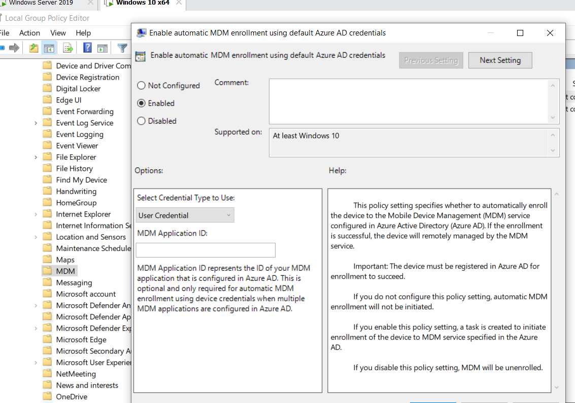 Local Domain Joined Windows Devices to Intune – eict.lk