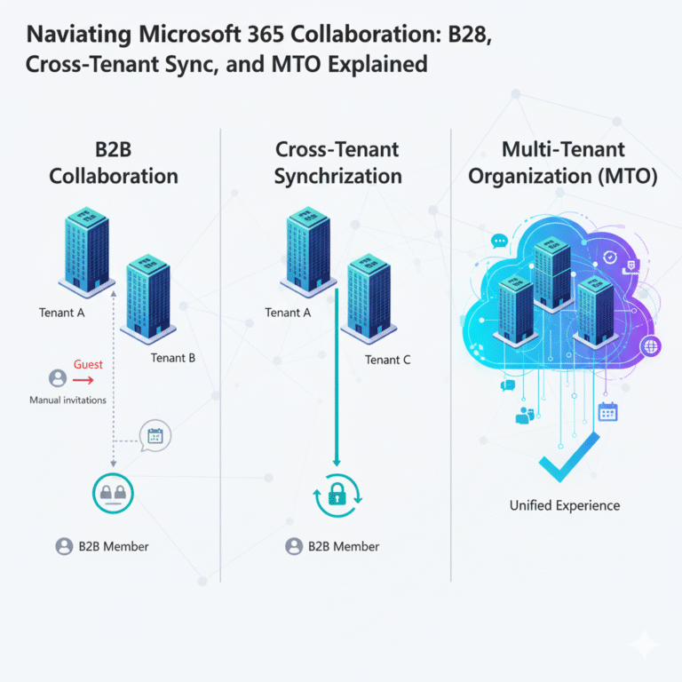 M365: B2B, Cross-Tenant Sync & MTO – eict.lk